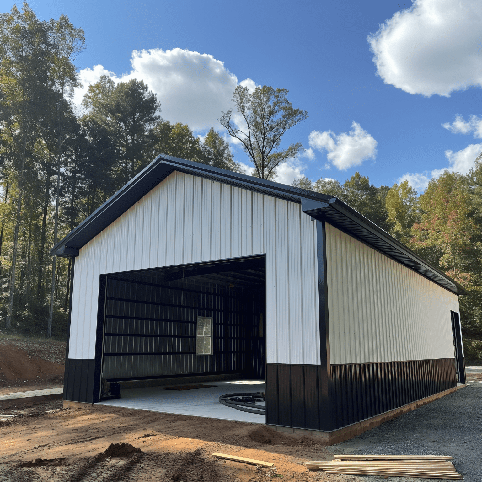 Custom Steel Garage Building Kit - Prefab Any Size - Steel Built Direct