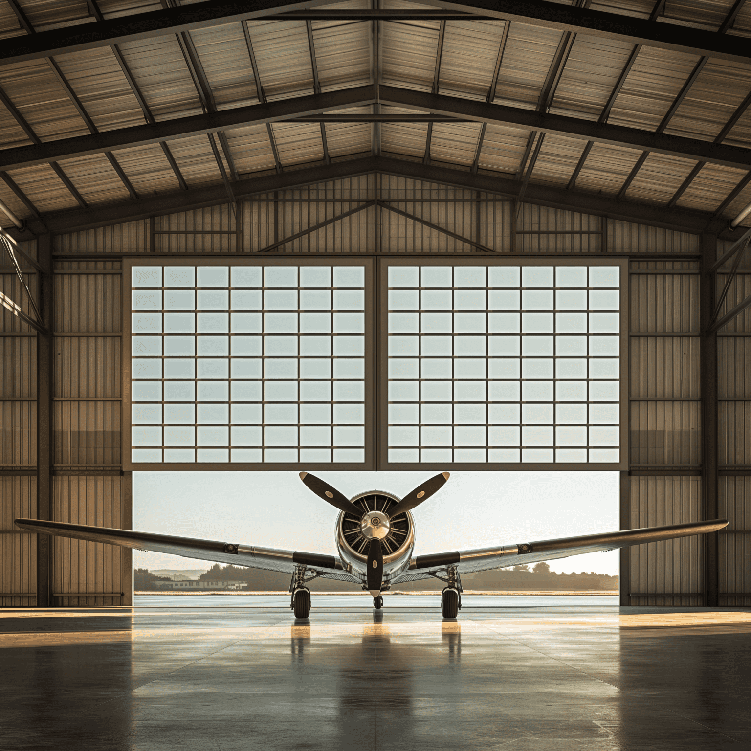 Custom Aircraft Hangar Metal Building Kit Prefabricated Steel Structure ...